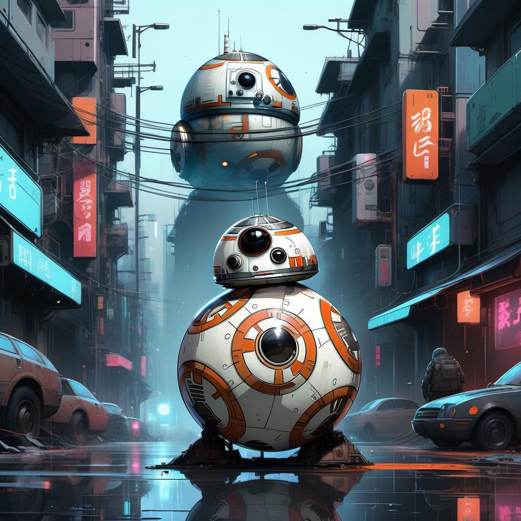 BB8 - AI Generated Artwork - NightCafe Creator