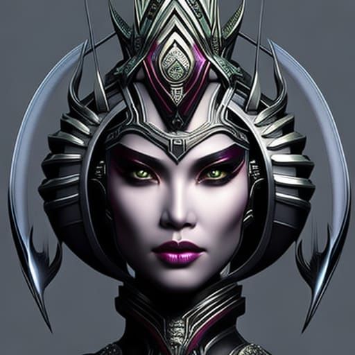 Cyber Queen - AI Generated Artwork - NightCafe Creator