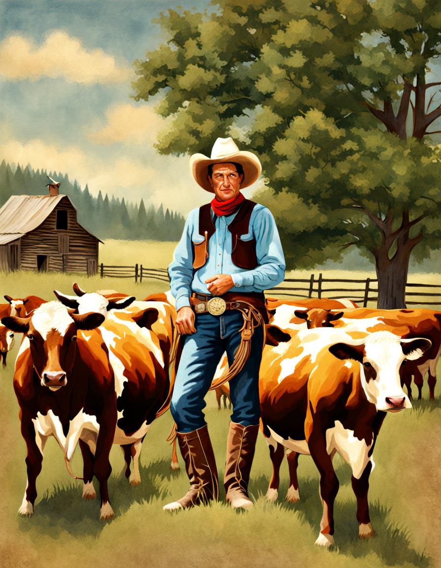 The Farm Guy - AI Generated Artwork - NightCafe Creator