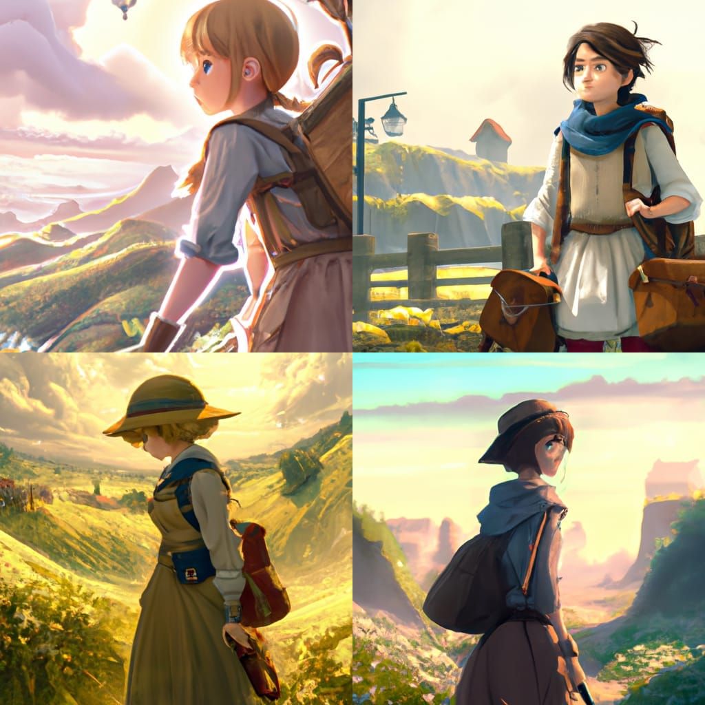 Medieval traveller - AI Generated Artwork - NightCafe Creator