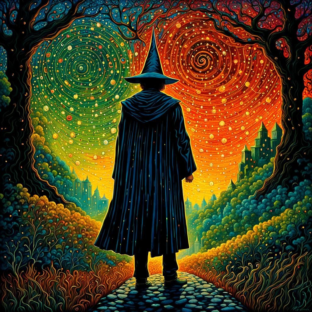 Binary Code Dream Young Wizard - AI Generated Artwork - NightCafe Creator