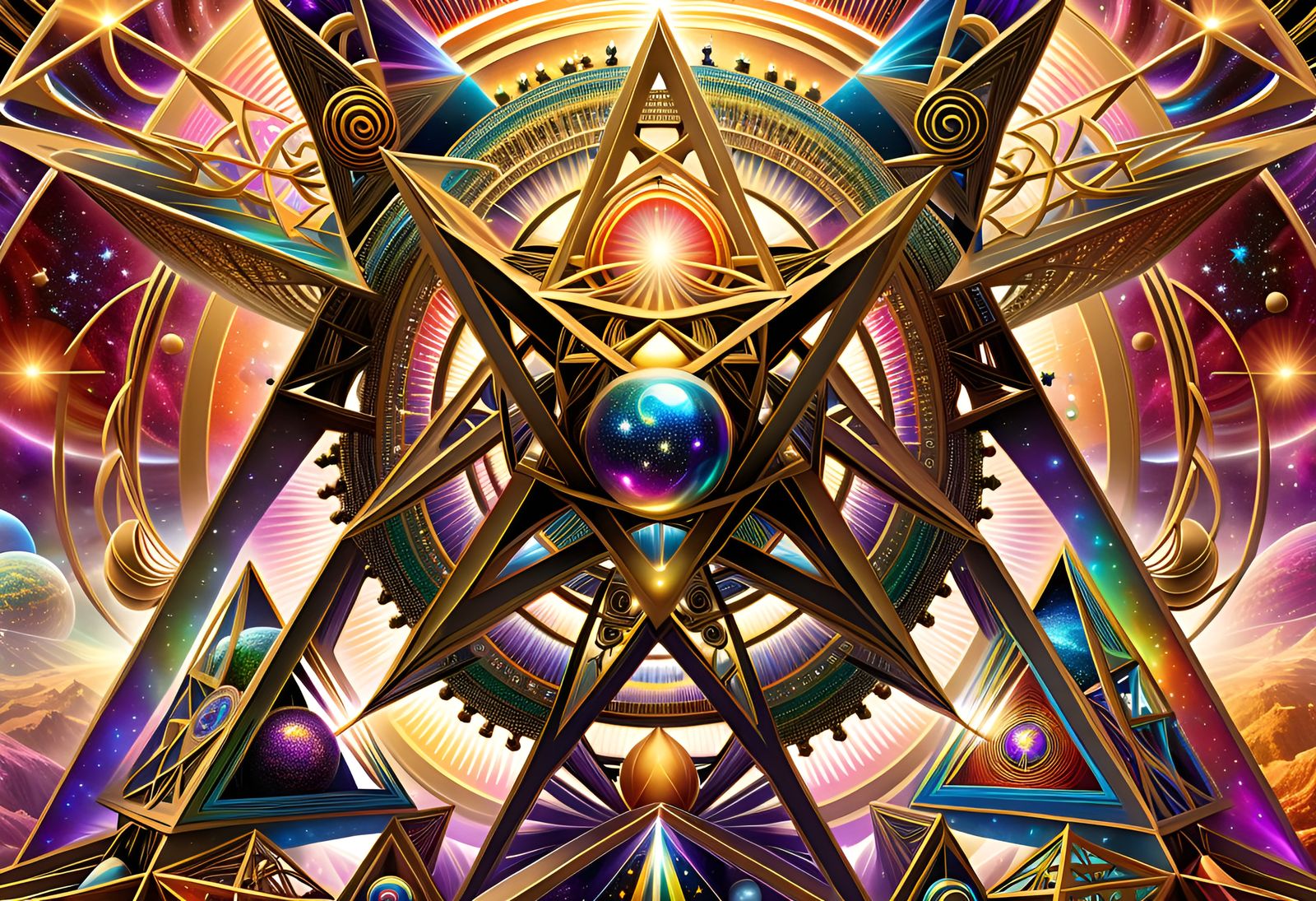 HyperSpace - AI Generated Artwork - NightCafe Creator