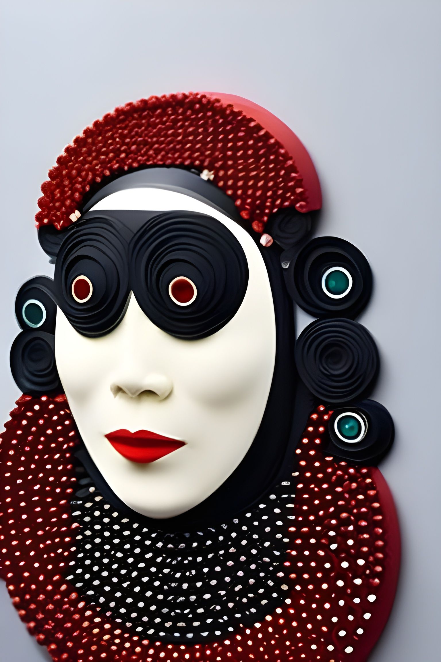 The Masked Mask - AI Generated Artwork - NightCafe Creator