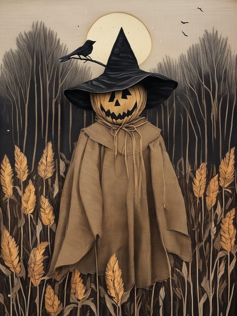 Mr Scarecrow 3 - AI Generated Artwork - NightCafe Creator