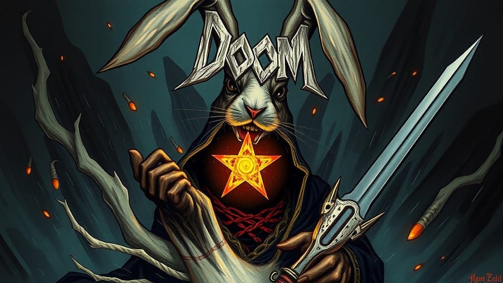 Doom Bunny [Verse] Burrow deep Where shadows reign Gnashing teeth The ...