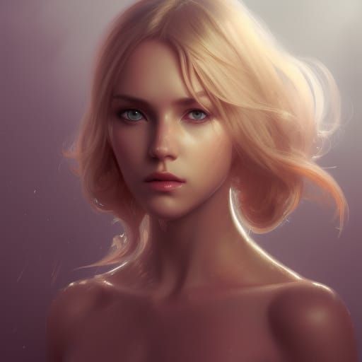 Beautiful blonde Elvin girl - AI Generated Artwork - NightCafe Creator