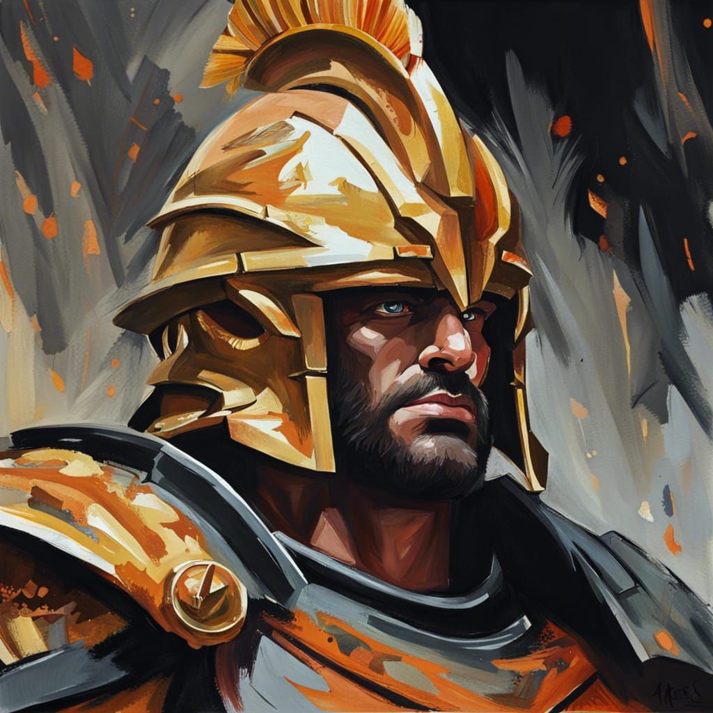 Modern-day Ares - AI Generated Artwork - NightCafe Creator