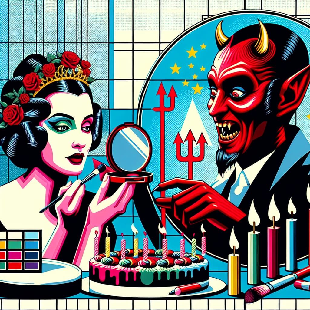 The Make-Up Lady Makes Skin For The Devil in Hollywood On Her Birthday ...