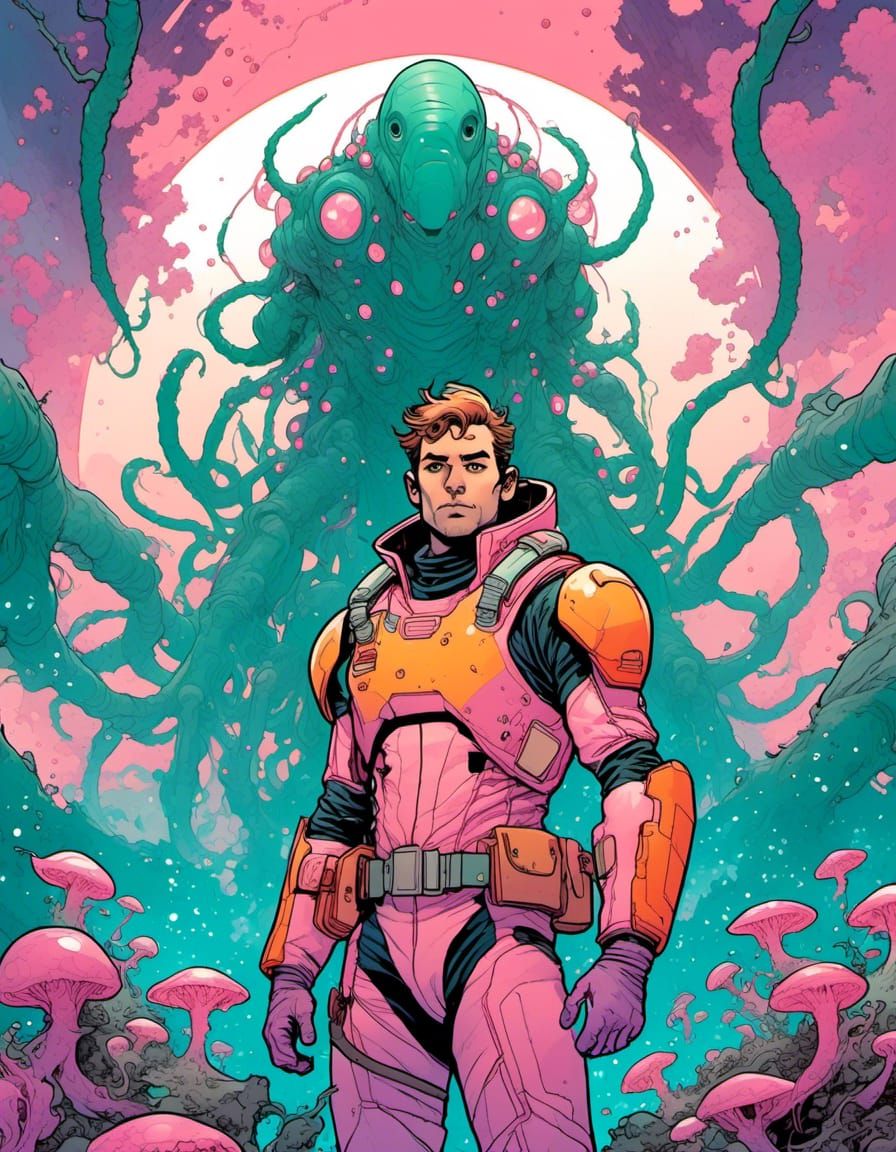 by Walt Simonson & :: weird inhuman space explorer wearing streamlined ...