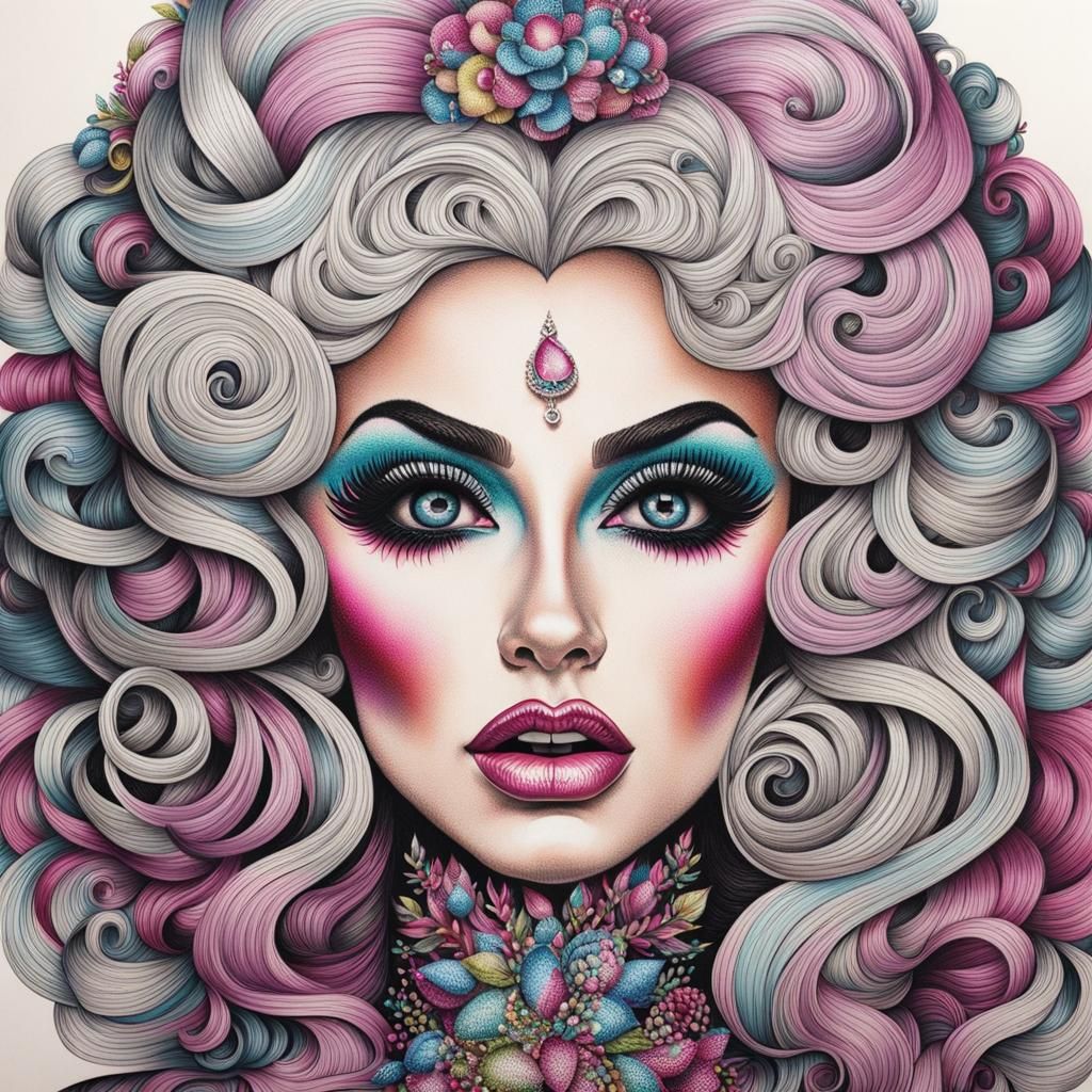 Drag Queen - AI Generated Artwork - NightCafe Creator