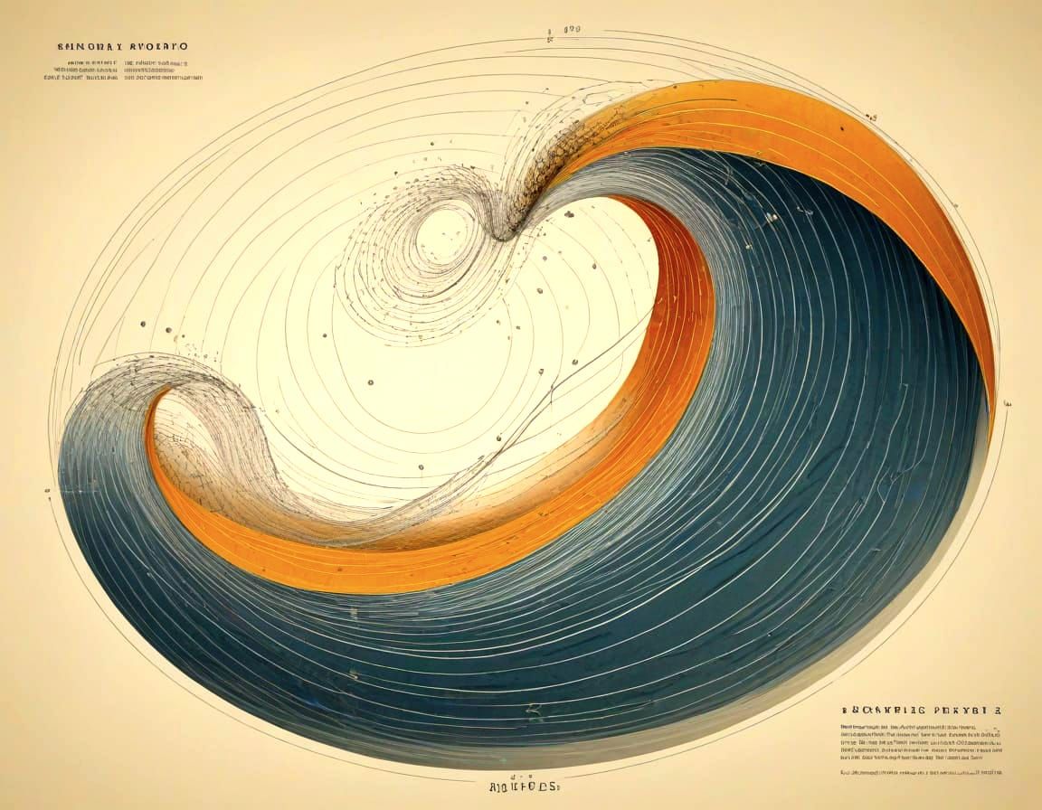 Pellucid Diagram of Quantum Action Paths - AI Art