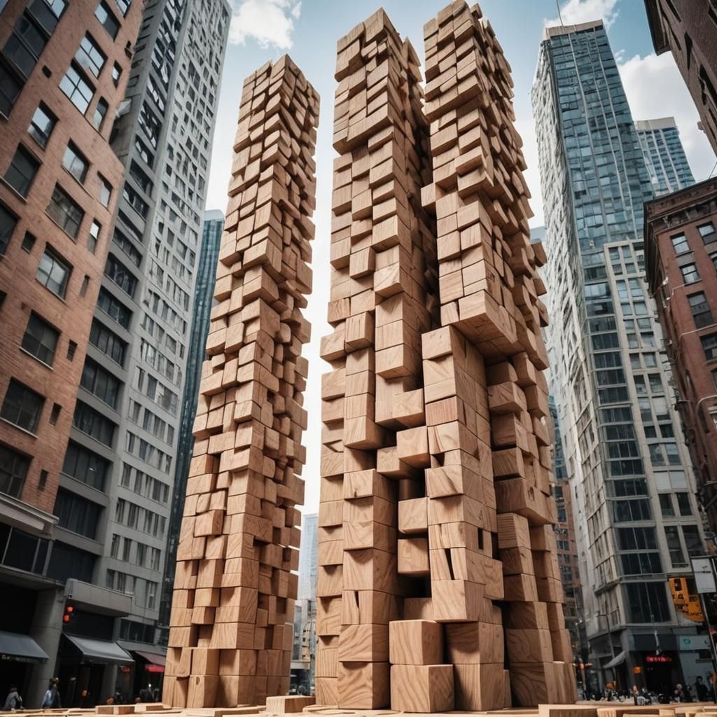 JENGA!! - AI Generated Artwork - NightCafe Creator