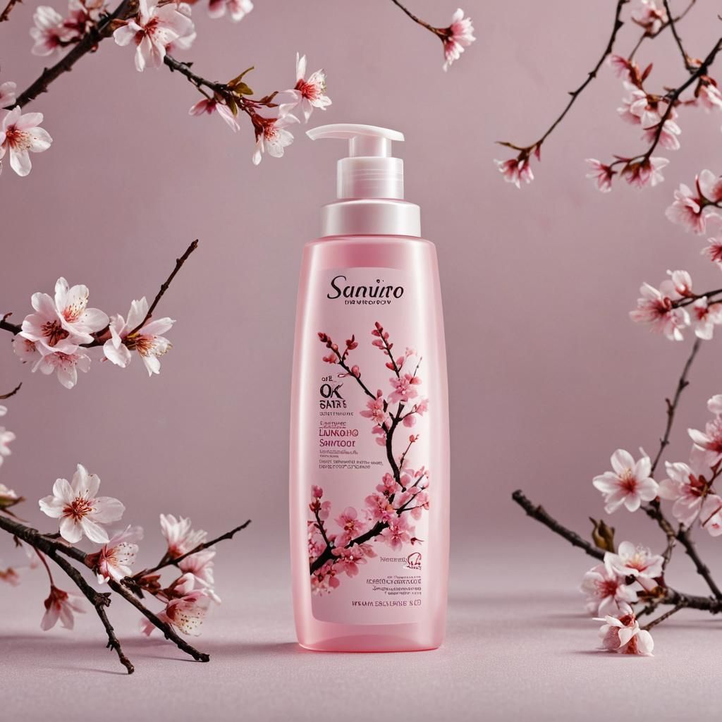 Cherry flower 🌸 shampoo - AI Generated Artwork - NightCafe Creator
