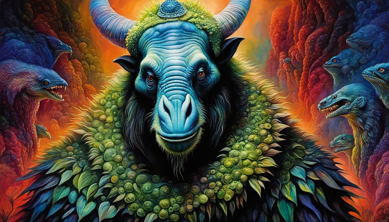 CRYPTID WONDERLAND MONSTER - AI Generated Artwork - NightCafe Creator