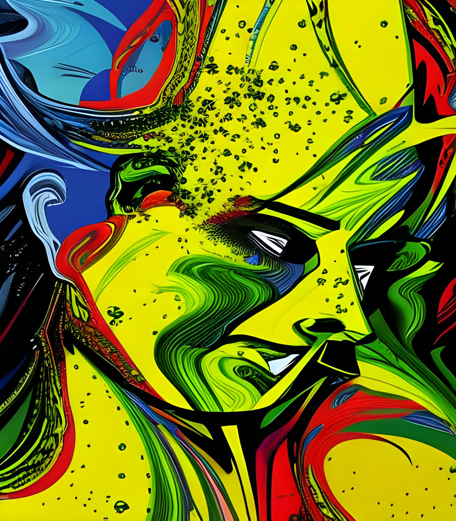 Abstract Funny Face ... - AI Generated Artwork - NightCafe Creator