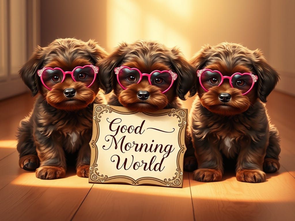 Cavapoo "Good Morning World" - Cavapoo "Good Morning World"