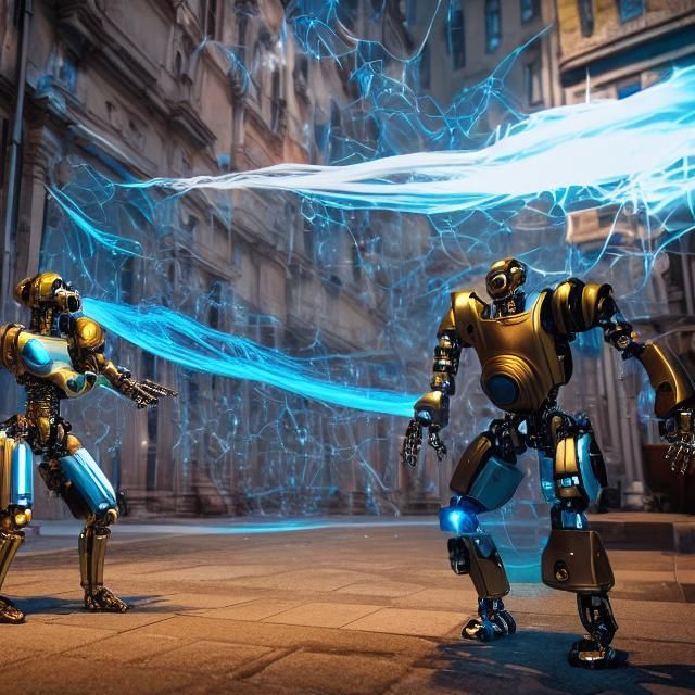 The original Krell laboratory is guarded by cyborgs armed with plasma ...