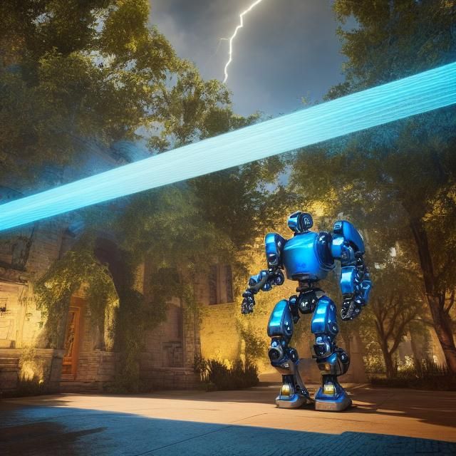 The original Krell laboratory is guarded by cyborgs armed with plasma ...