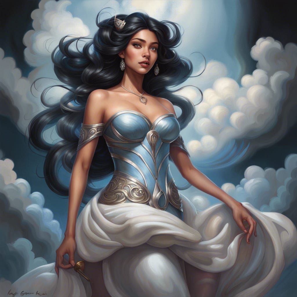 cloud goddess - AI Generated Artwork - NightCafe Creator