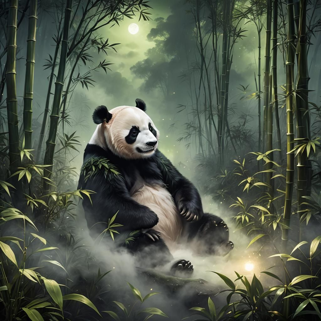 Spirit Panda - AI Generated Artwork - NightCafe Creator