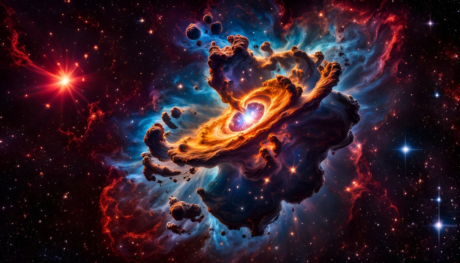 Supernova - AI Generated Artwork - NightCafe Creator