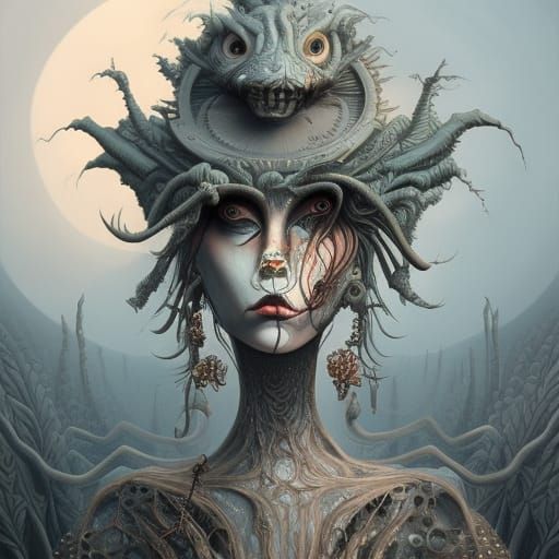 Surreal twisted, grotesque figures - AI Generated Artwork - NightCafe ...