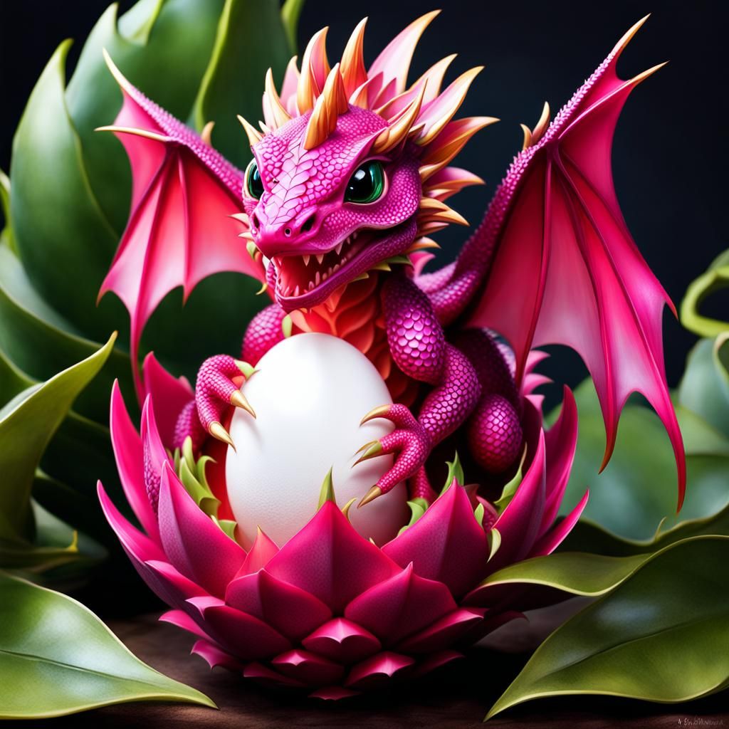 Pink dragon - AI Generated Artwork - NightCafe Creator