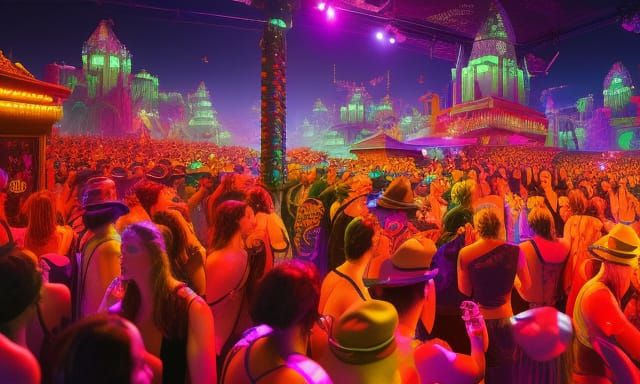 Biggest Rave - AI Generated Artwork - NightCafe Creator