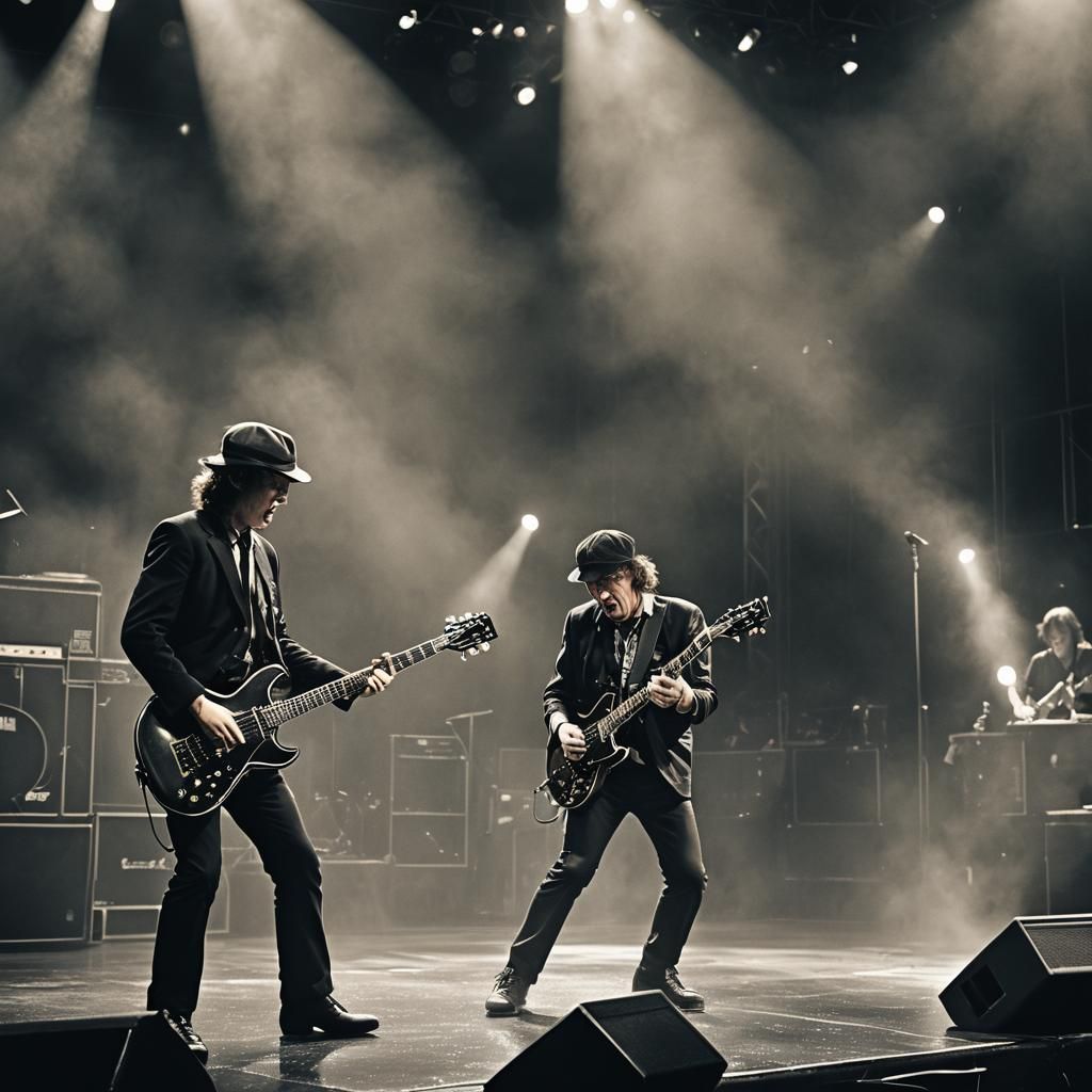 AC/DC - Angus Young Shreds on Stage in High-Energy Rock Conc...