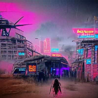 Post Apocalyptic Future - AI Generated Artwork - NightCafe Creator
