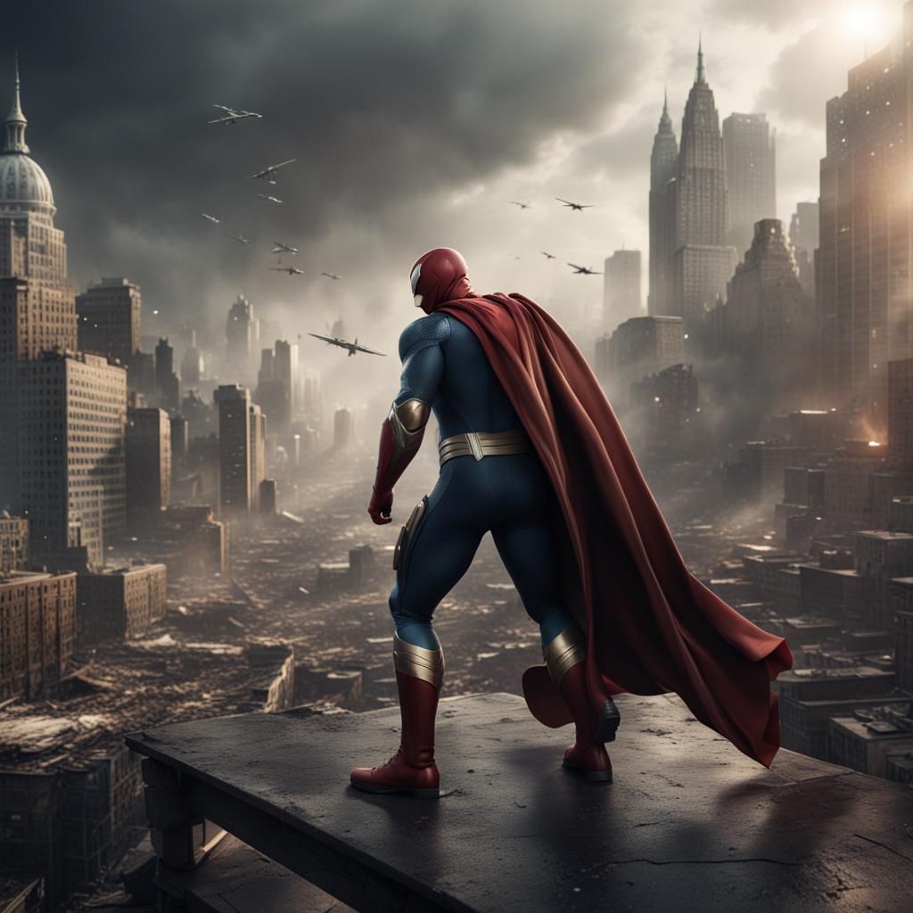 Mr. Generic Superheroë - AI Generated Artwork - NightCafe Creator