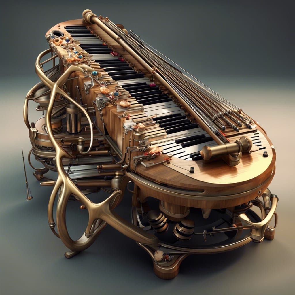 Musical instrument. - AI Generated Artwork - NightCafe Creator