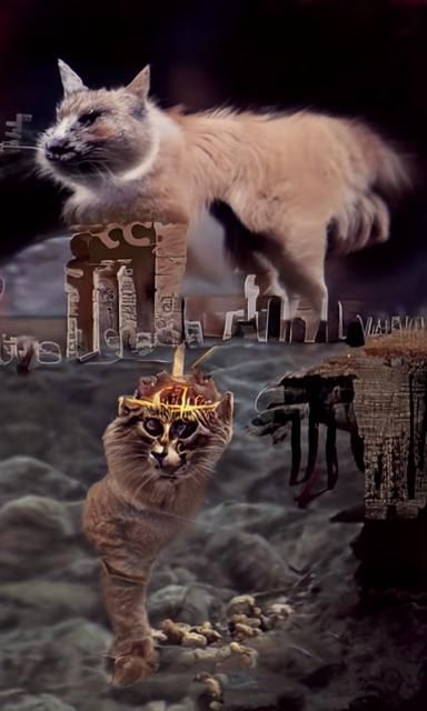 THE END CAT IMMANENTIZES THE ESCHATON - AI Generated Artwork ...
