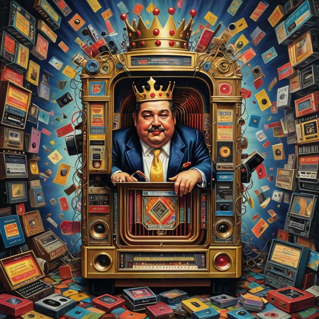 Jukebox King - AI Generated Artwork - NightCafe Creator