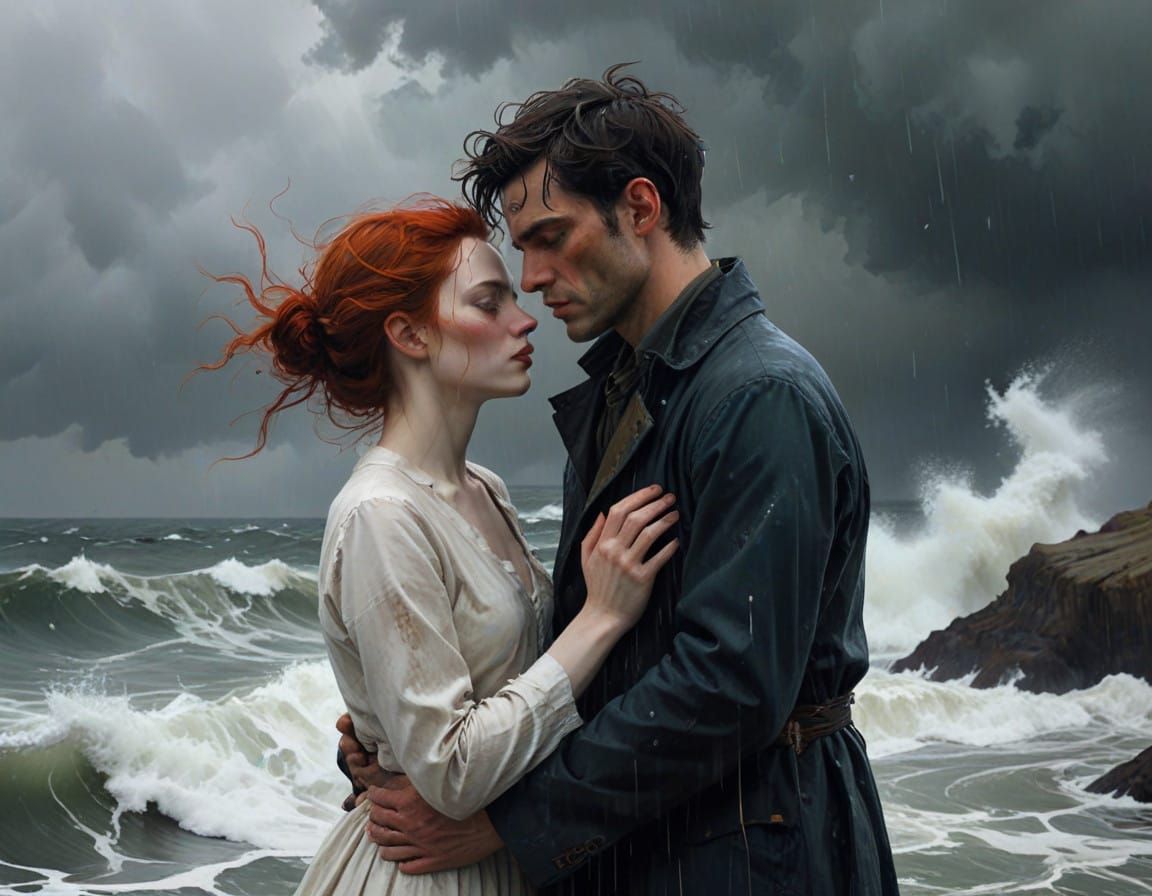 When the sea falls in love with the storm
