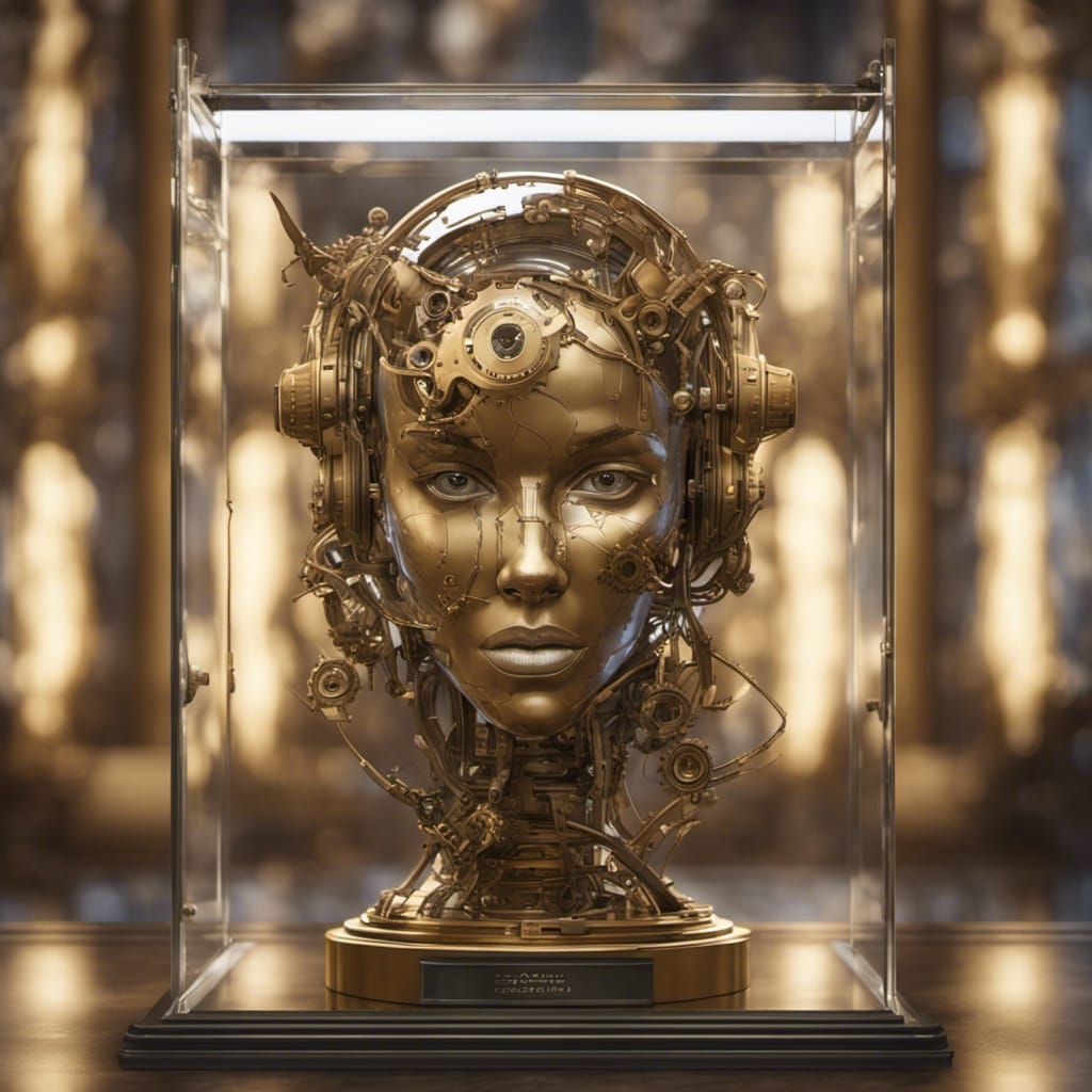 Trophy for first sentient AI robot - AI Generated Artwork - NightCafe ...