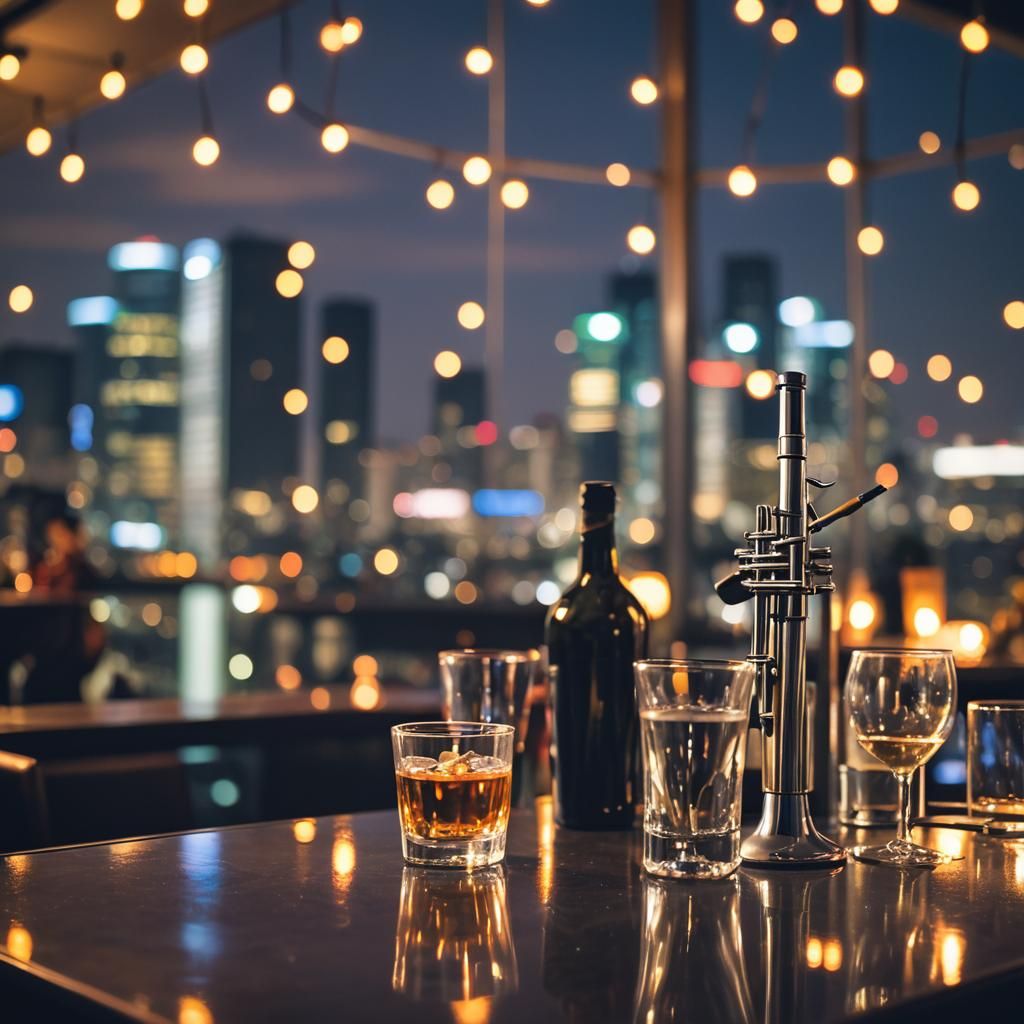 sky lounge bar music - AI Generated Artwork - NightCafe Creator