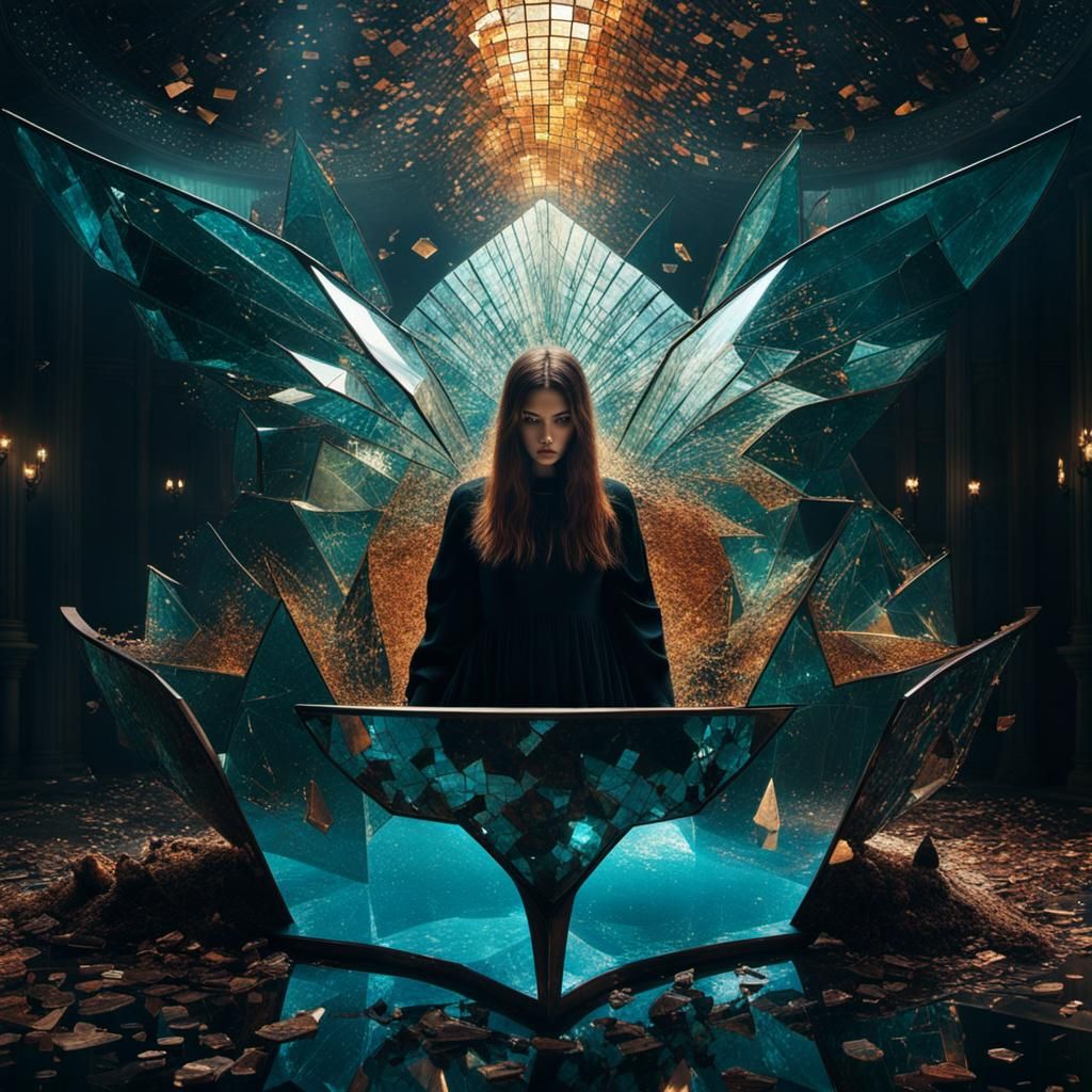 Glass acolyte - AI Generated Artwork - NightCafe Creator