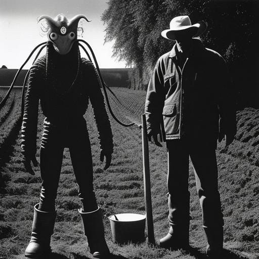 Strange Visitor - AI Generated Artwork - NightCafe Creator