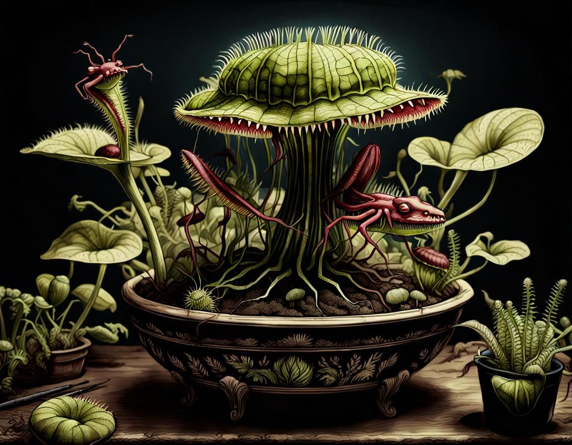 Fantastic plants - AI Generated Artwork - NightCafe Creator