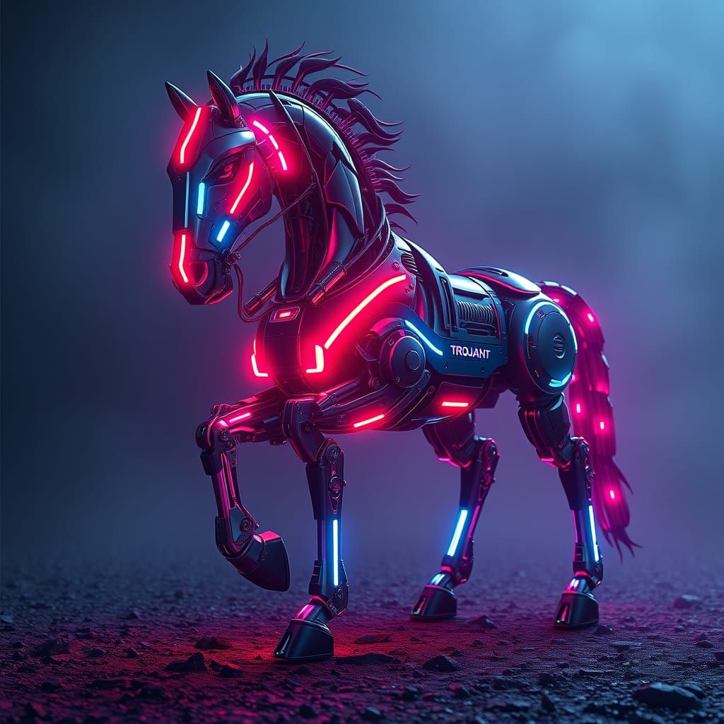 the most beautiful virus - Epic Bionic Horse in Polished Me...