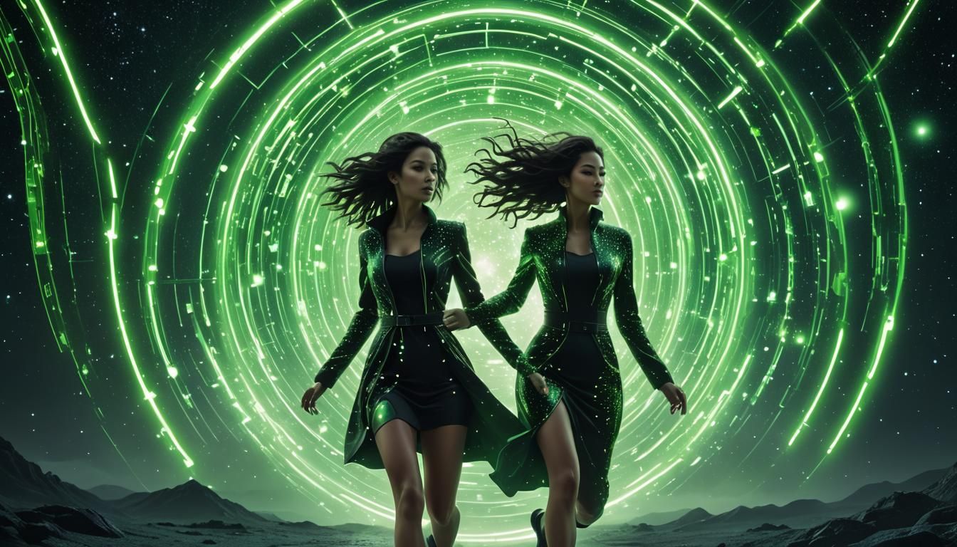 Escape the matrix - AI Generated Artwork - NightCafe Creator