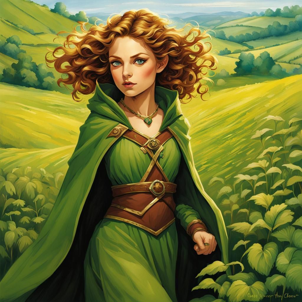 Lithe and diminutive, the halfling Cara moves with astonishing agility ...