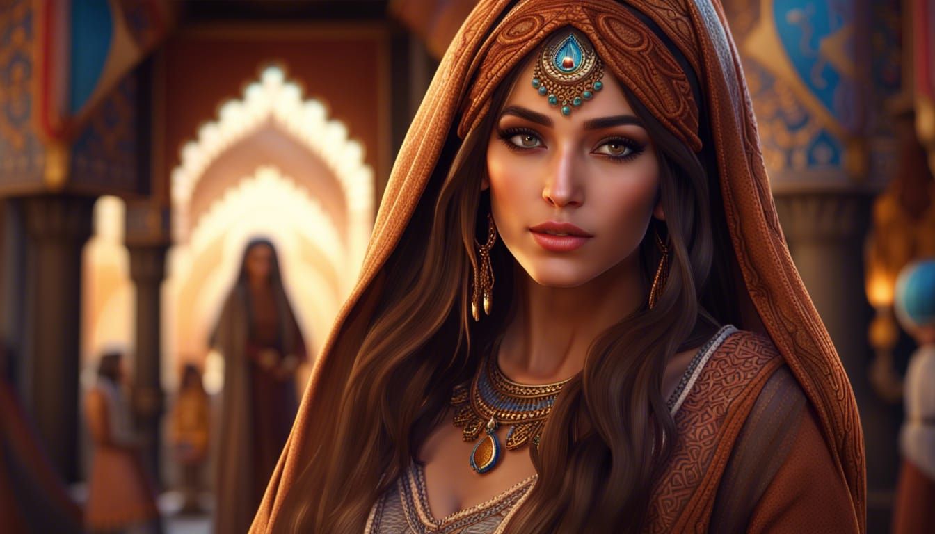 Arabian Woman - AI Generated Artwork - NightCafe Creator