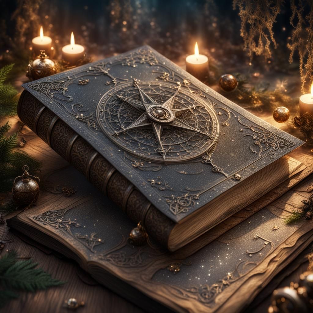 old magical grimoire - AI Generated Artwork - NightCafe Creator
