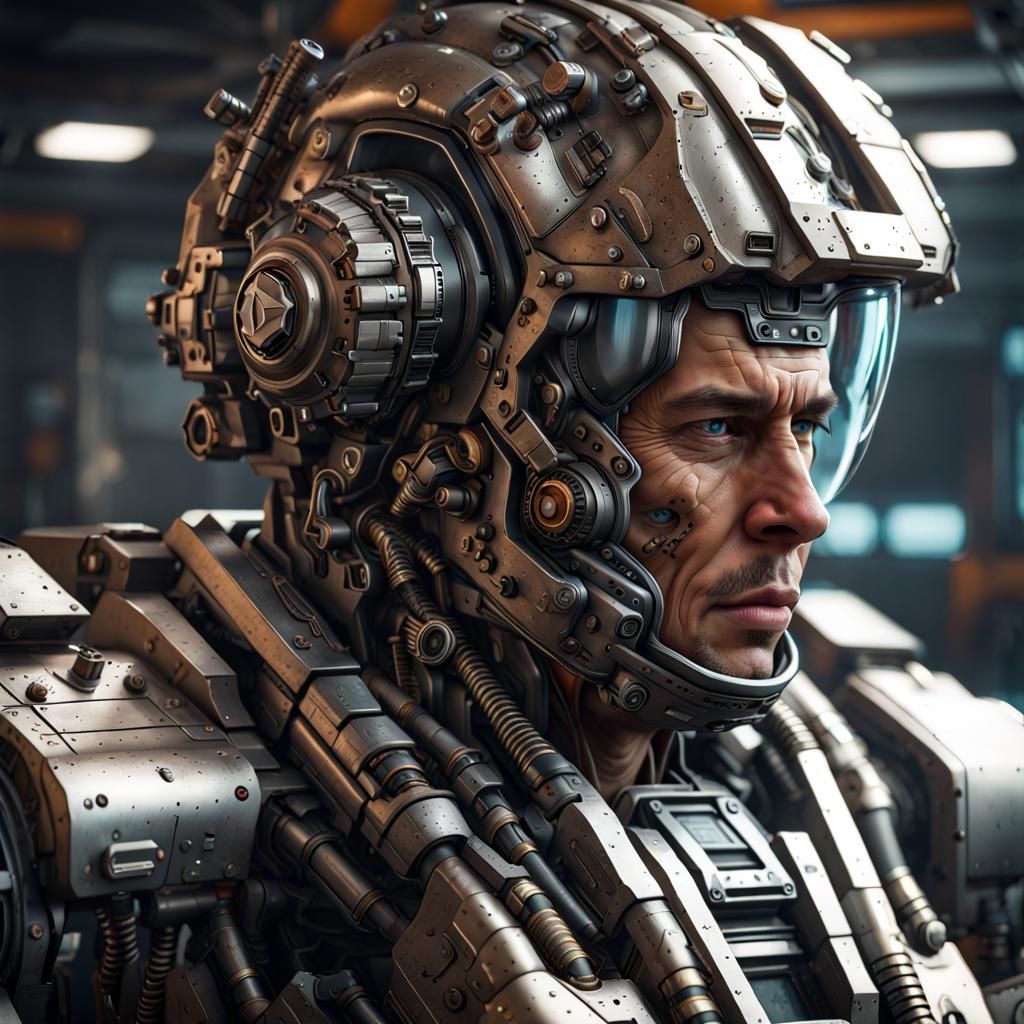 Mecha Pilot - AI Generated Artwork - NightCafe Creator