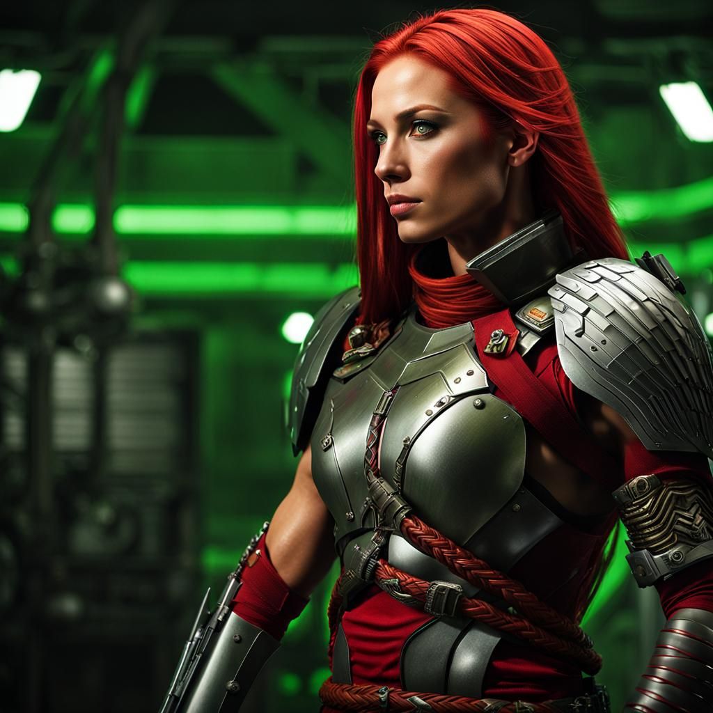 Sergeant Solaria from the 4th Batallion (V4), by Lord Elboron - AI ...