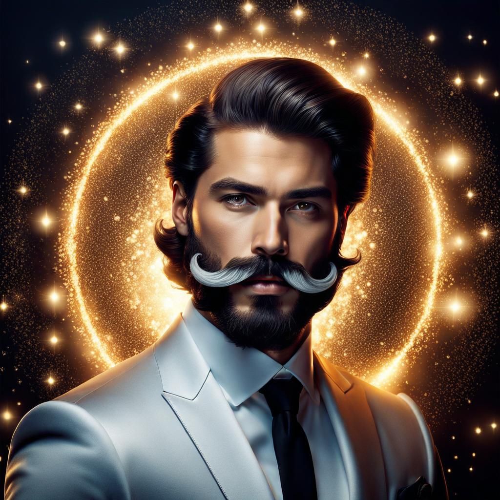 MR Fancy Mustache - AI Generated Artwork - NightCafe Creator
