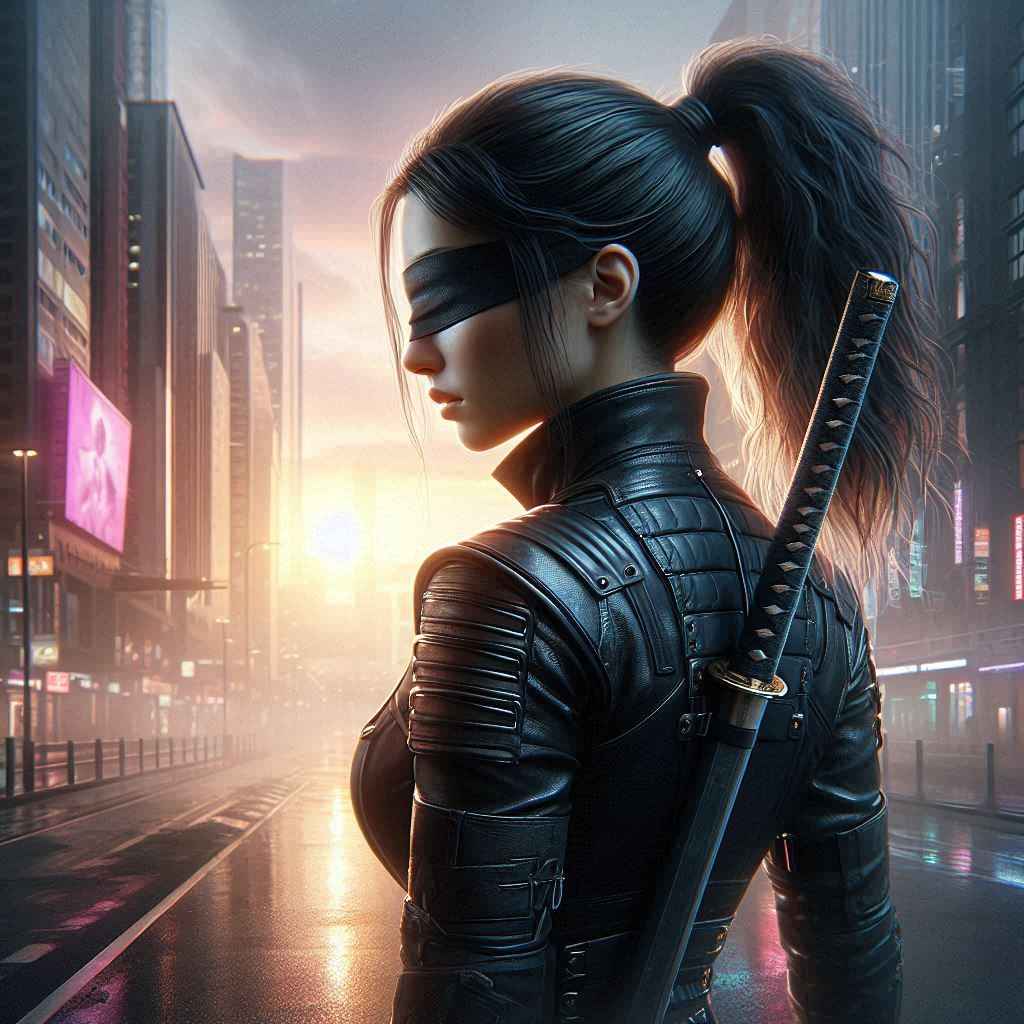 Cyberpunk Street Samurai 2 - AI Generated Artwork - NightCafe Creator