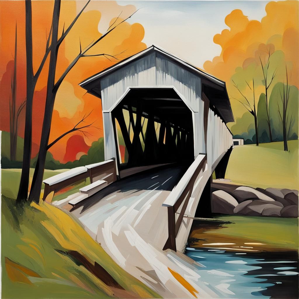 Bridge - AI Generated Artwork - NightCafe Creator